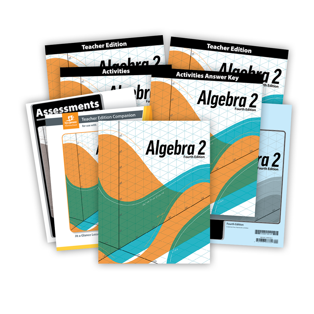Algebra 2 Subject Textbook Kit, 4th ed. | BJU Press Homeschool